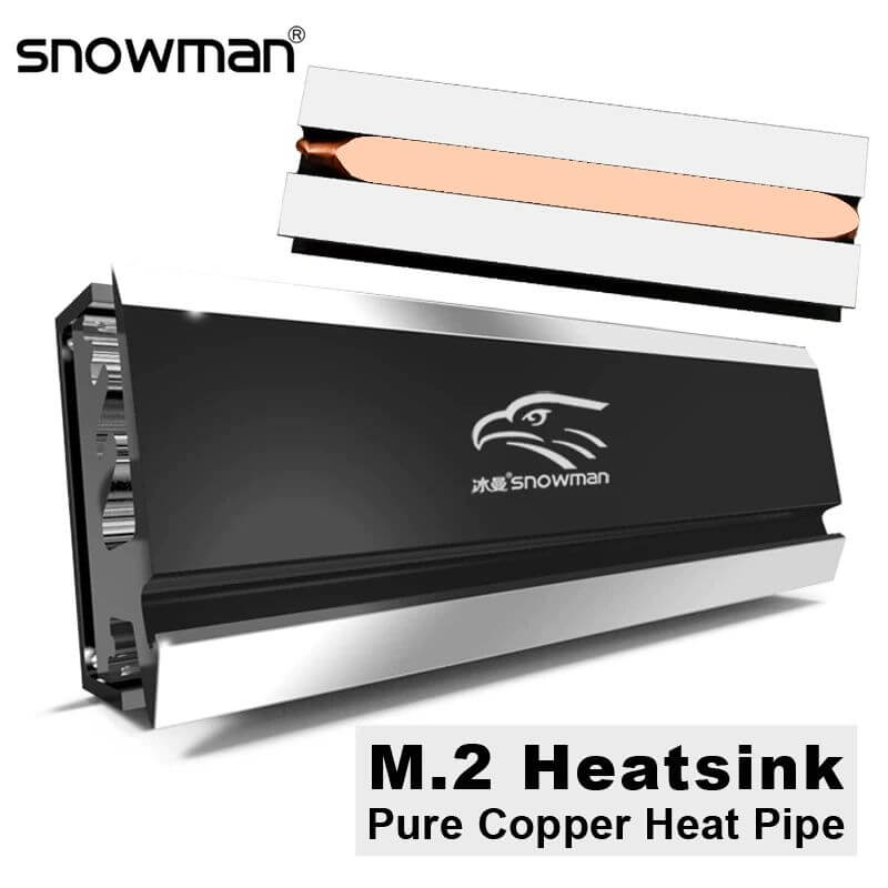Jaki radiator do dysku NVMe / M.2 #2 - SNOWMAN M2. SSD 2280 - Testy ...